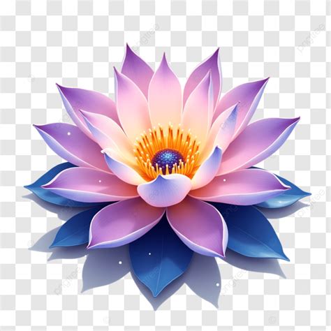 멋진 분홍색과 파란색 연꽃 활기찬 연꽃 신성한 연꽃 평온의 상징 Png 일러스트 및 이미지 에 대한 무료 다운로드 Pngtree