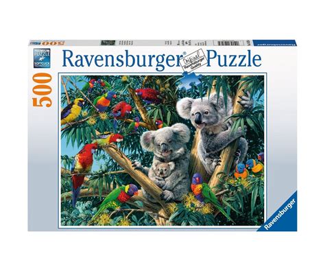 Пъзел за деца и големи Ravensburger 500 елемента Коали на дърво КОМСЕД