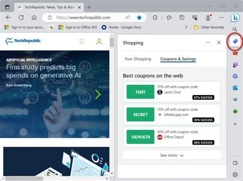 how to customize the new sidebar in microsoft edge