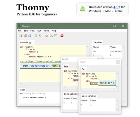 Thonny Ide Python Ramah Pemula Yang Wajib Dicoba Python Buat Semua