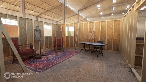 Shoothousekillhouse Shooting Range Training Arena In Environments Ue Marketplace