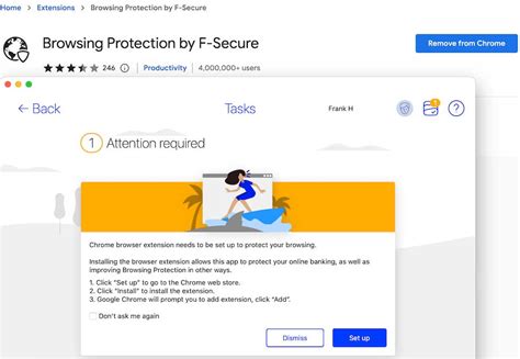 Asking To Set Up Browser Extension For Chrome Macos Already Installed