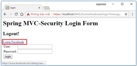 Code Ví Dụ Spring Mvc Security Login Bằng Facebook Stackjava