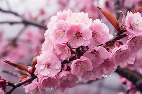 Premium Ai Image Beautiful Sakura Flowers