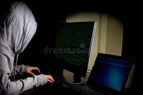 Women Hacker Breaks Into Government Data Servers Stock Image Image Of Blue Personal
