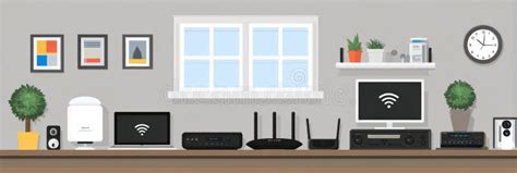 Home Router Security Settings Visual Guide For Better Network Protection And Performance Stock