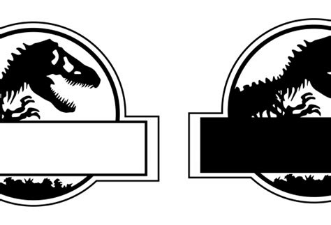 Jurassic Park Template Logo Svg Dinosaur T Rex Svg Tyrannosaurus Svg Jurassic Park Svg Jurassic