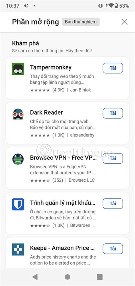如何在 Android 上安裝 Microsoft Edge 擴充功能