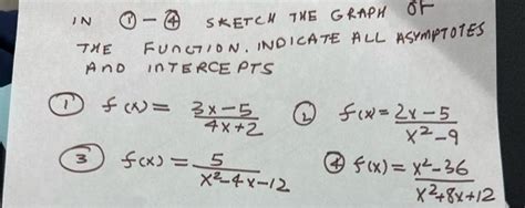 solved in 1 4 sketch twe graph of the fungtion indicate