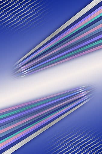 대각선 여러 가지 빛깔의 선과 은색 원이 있는 파란색 그라데이션 배경 0명에 대한 스톡 벡터 아트 및 기타 이미지 0명 2015년 3차원 형태 Istock