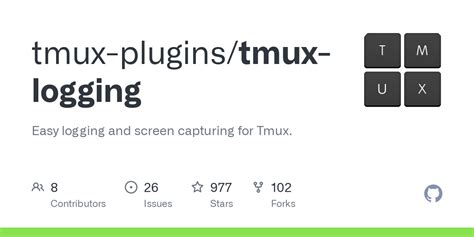 github tmux plugins tmux logging easy logging and screen capturing for tmux