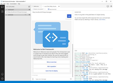 Send Welcome Message To Users Bot Service Microsoft Learn