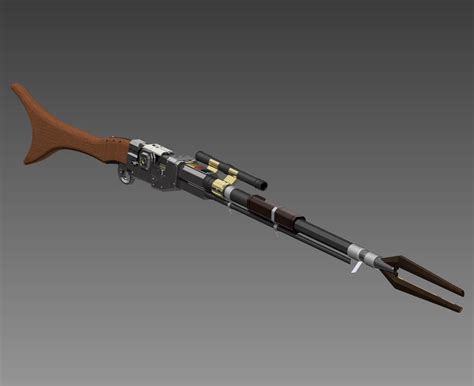 Mandalorian Rifle High Detailed 3d Digital Files Etsy Australia