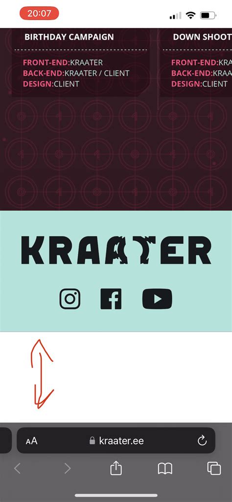 Html IOS Safari How To Change Background Color Of Footer And Header