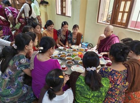 ပေါင်မြို့နယ်တွင်‌အေးမြသာကြည်မဟာစည်သာသနာ့ရိပ်သာ သင်္ကြန်တွင်းတရားစခန်းဖွင့်လှစ