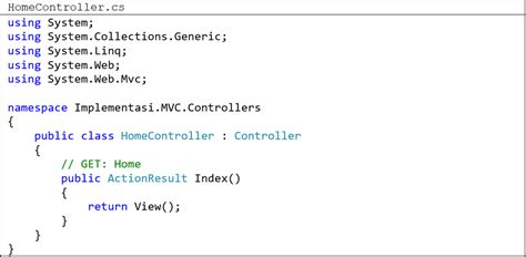 ASP NET MVC 5 Hello World M Reza Faisal