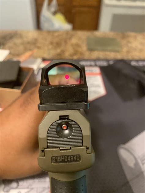 Dovetail Rmr Mount On An Tp9sf Elite Turned Out Pretty Good Had To Do Some Mods To The Plate