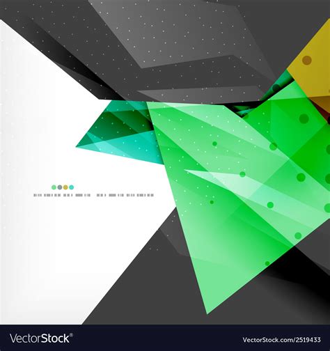 Abstract Colorful Overlapping Composition Vector Image