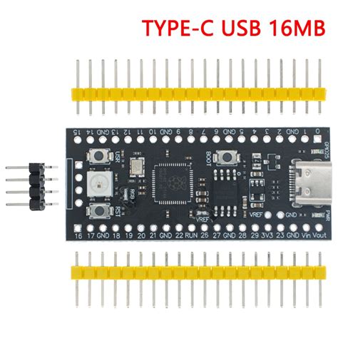 บอร์ดไมโครคอมพิวเตอร์ Raspberry Pi Pico Board Rp2040 Dual Core 264kb Arm พลังงานต่ํา Cortex M0