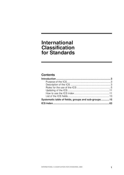 PDF Classification Of ISO Standards DOKUMEN TIPS