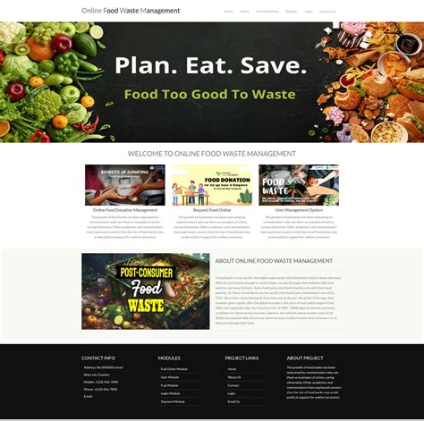 Food Waste Management System