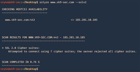 Testing Ssltls Certificates Sslyze Vk9 Security