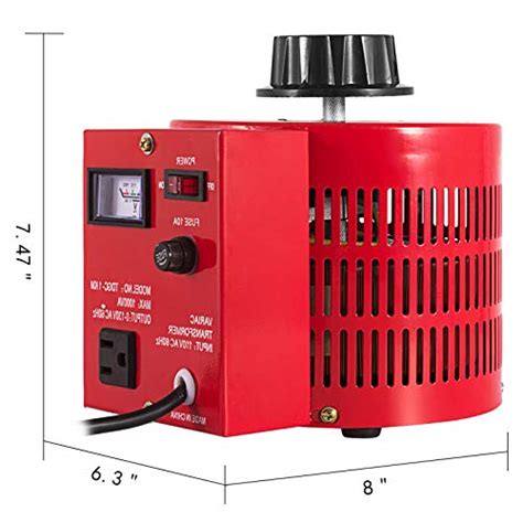 Mophorn 1kva Voltage Transformer 10a Auto Ac Variable Voltage Converter 0 130v Output Pricepulse