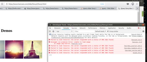Jquery Slider Fancy Box Shows Hover Arrows But Copy On My Site Lacks Arrows When Hovering