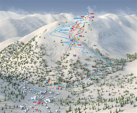 Домбай карта трасс 2025