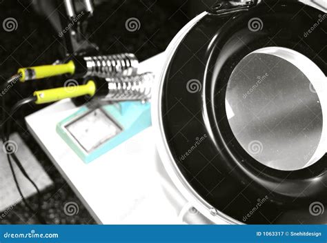 Electronic Lab Stock Image Image Of Iron Circuits Electronics