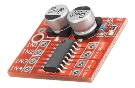 Mini Ponte H L298n 2 Canais Motores For Arduino Raspberry Pi