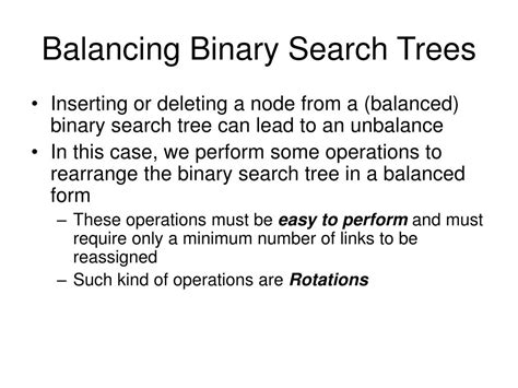 Ppt Balancing Binary Search Trees Powerpoint Presentation Free Download Id5618878