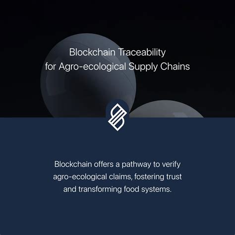 Blockchain Traceability For Agro Ecological Supply Chains → Scenario