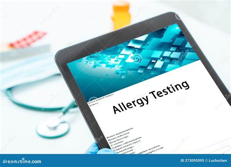 Allergy Testing Medical Procedures A Procedure That Involves Exposing A Person To Various