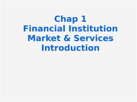 introduction to financial system framewok pptx