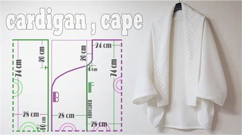 가디건 케이프 만들기 Youtube