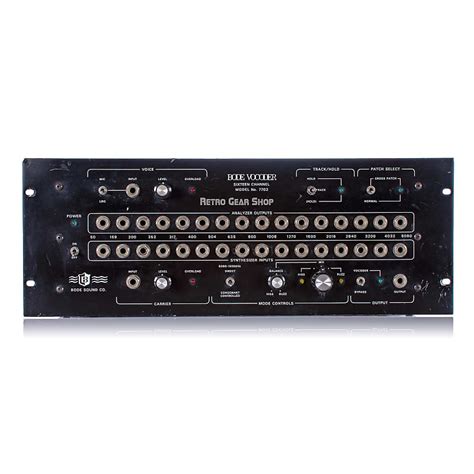 Bode Vocoder Rare Vintage Model 7702 Moog Analog Synth Reverb