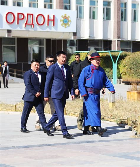 УЛСЫН ИХ ХУРЛЫН ДАРГА Г ЗАНДАНШАТАР ХОВД АЙМАГТ АЖИЛЛАВ