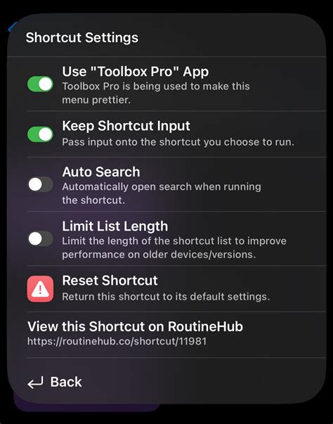 shortcut hub major update r shortcuts