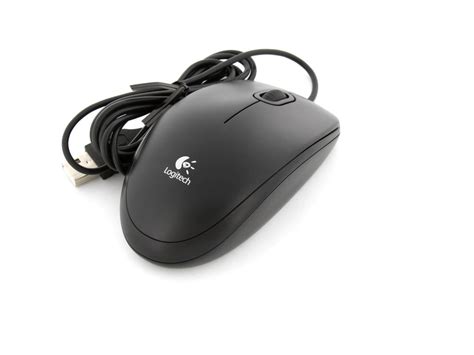 Logitech B100 Corded Mouse Wired Usb Mouse For Computers And Laptops For Right Or Left Hand