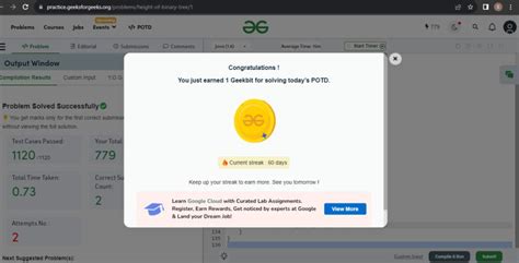 79100daysofcode Today We Solved Geeksforgeeks Potd Question And Leetcode Question In Both