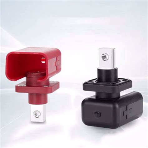 1pc 120a Red And Black Through Wall Terminal Energy Storage Terminal