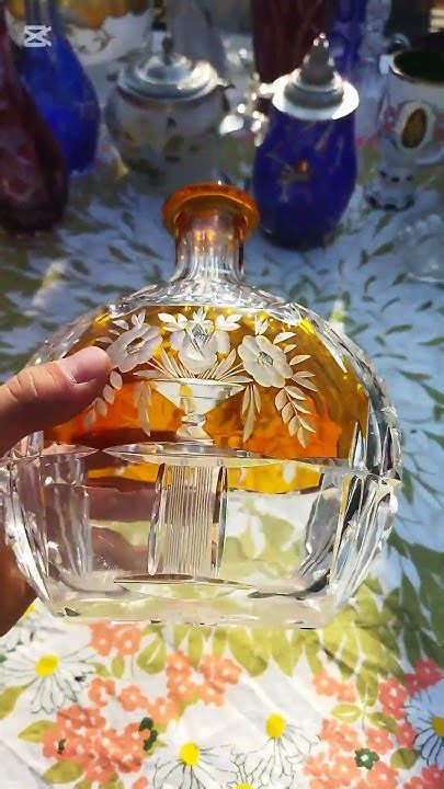 ძველი გერმანული ბროლის გრაფინი ნახევარ ლიტრიანი საუკეთესო მდგომარეობაში Antique Youtube