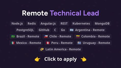 Remoteyeah On Linkedin Remote Technical Lead At 2brains