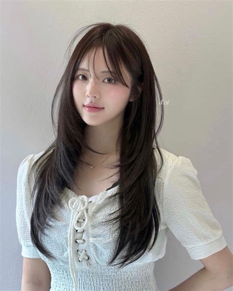 하이레이어드 컷 And 펌 헤어스타일 헤어스타일 아이디어 머리