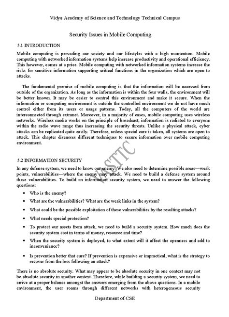 module 5 security issues in mobile computing 5 introduction mobile computing is pervading our
