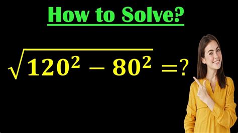 A Nice Algebraic Equation How To Solve Square Root Problem Ttlogic Youtube