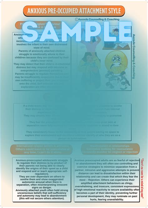 Anxious Preoccupied Attachment Style 2 Aazade Counselling