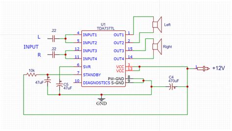 Pcb Tda7377 Amplifier Circuit Diagram