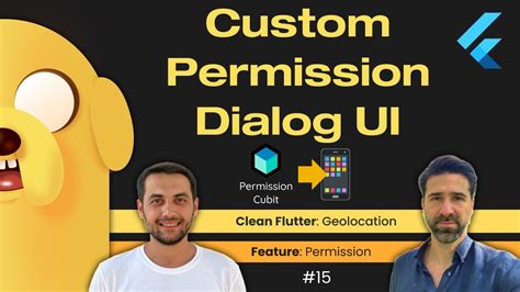 Custom Permission Dialog In Flutterintegrate Permissioncubit Into Ui